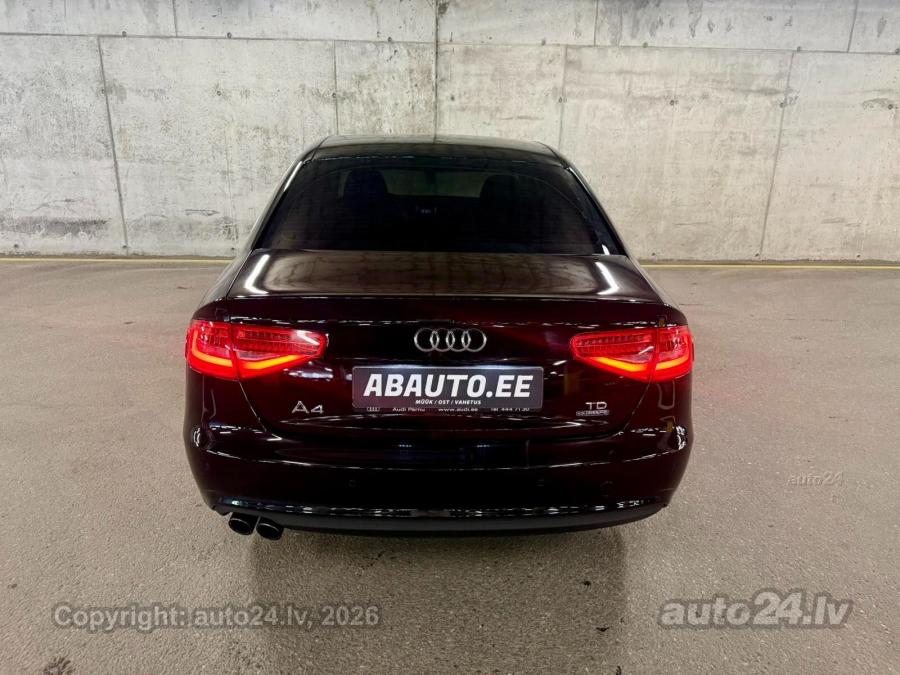 Black Audi A4 2015 in Tallinn, with an engine capacity of 2.00 L and mileage of 200 thousand km for 9995 €, photo 19 on AUTOMOTO.COM.LV