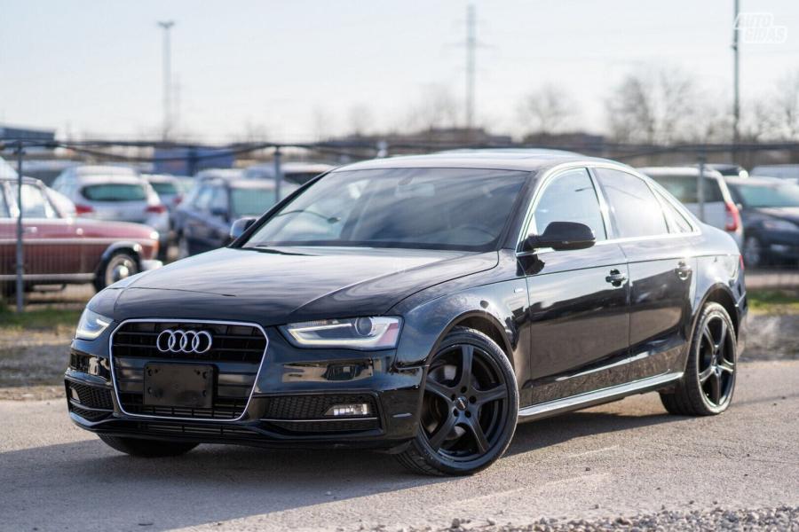 Black Audi A4 2015 in Siauliai, with an engine capacity of 2.00 L and mileage of 176 thousand km for 8900 €, photo 5 on AUTOMOTO.COM.LV