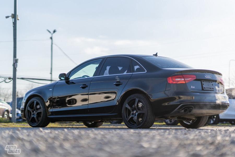 Black Audi A4 2015 in Siauliai, with an engine capacity of 2.00 L and mileage of 176 thousand km for 8900 €, photo 10 on AUTOMOTO.COM.LV