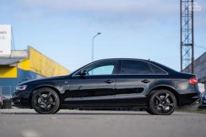 Black Audi A4 2015 in Siauliai, with an engine capacity of 2.00 L and mileage of 176 thousand km for 8900 €, photo 11 on AUTOMOTO.COM.LV