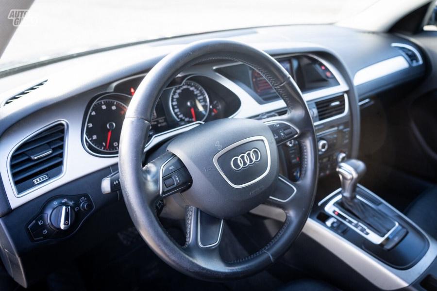 Black Audi A4 2015 in Siauliai, with an engine capacity of 2.00 L and mileage of 176 thousand km for 8900 €, photo 16 on AUTOMOTO.COM.LV