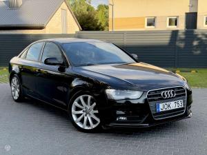 Melns Audi A4 2015 Viļņa, ar dzinēja tilpumu 2.00 L un nobraukumu 217 tūkst. km par 8500 €, foto  vietnē AUTOMOTO.COM.LV