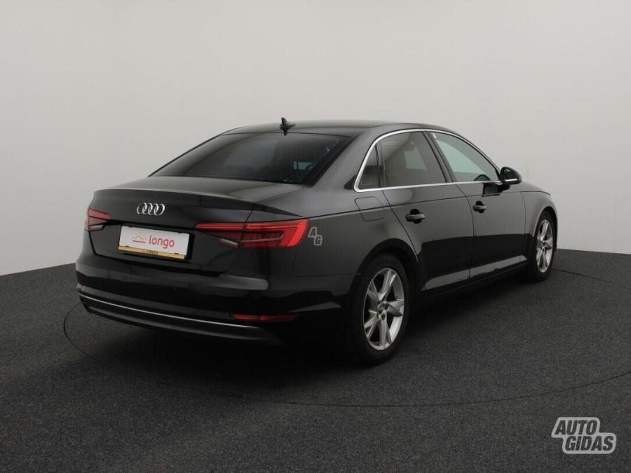 Black Audi A4 2016 in Vilnius, with an engine capacity of 2.00 L and mileage of 181 thousand km for 13599 €, photo 8 on AUTOMOTO.COM.LV