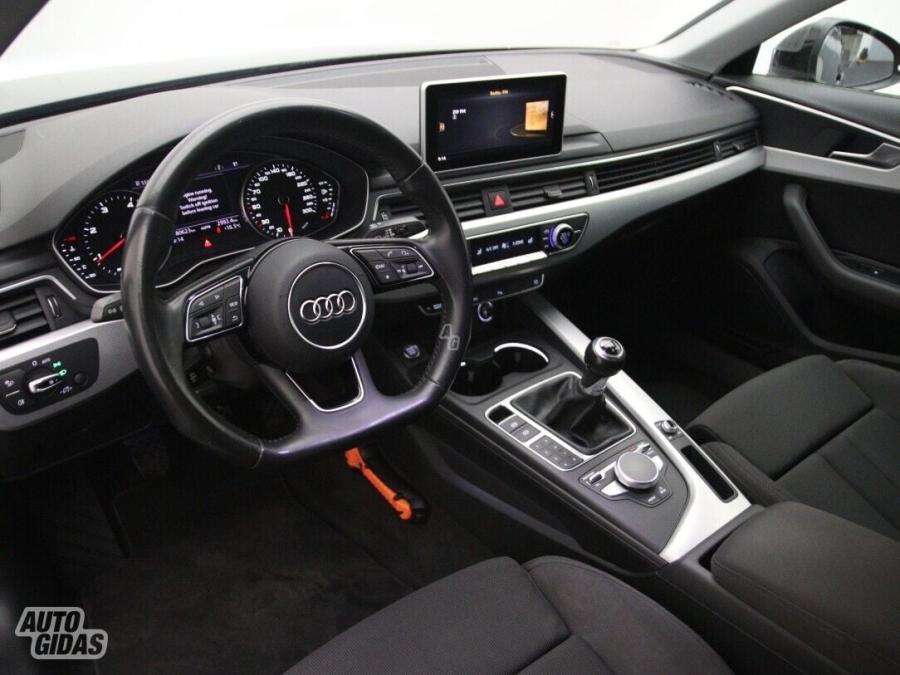 Black Audi A4 2016 in Vilnius, with an engine capacity of 2.00 L and mileage of 181 thousand km for 13599 €, photo 16 on AUTOMOTO.COM.LV