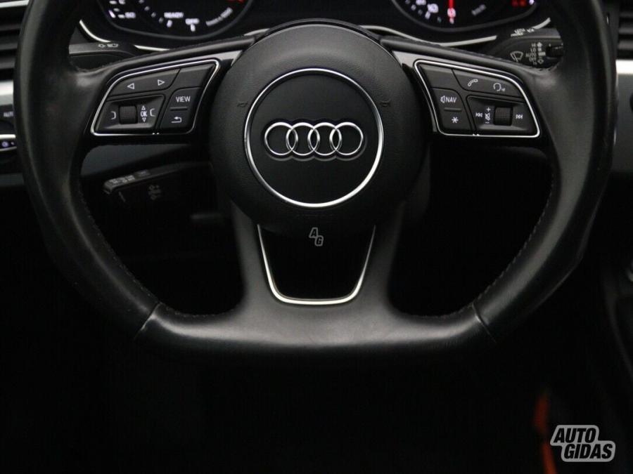 Black Audi A4 2016 in Vilnius, with an engine capacity of 2.00 L and mileage of 181 thousand km for 13599 €, photo 18 on AUTOMOTO.COM.LV