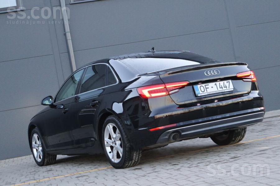 Melns Audi A4 2016 Rīga, ar dzinēja tilpumu 1.40 L un nobraukumu 297 tūkst. km par 9645 €, foto 4 vietnē AUTOMOTO.COM.LV