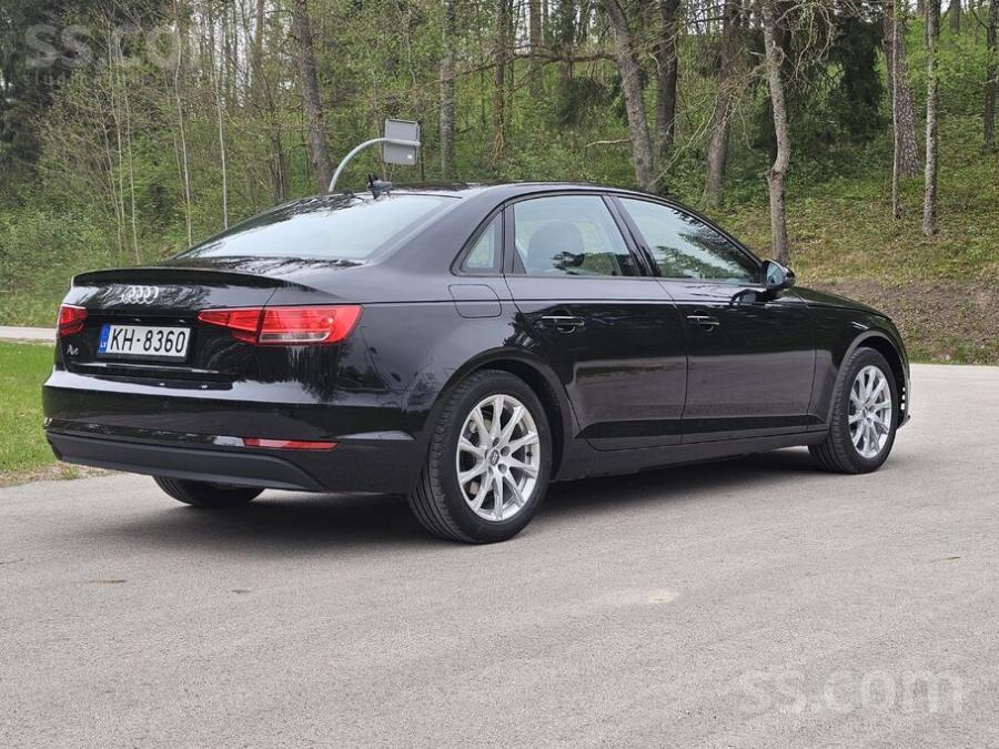 Melns Audi A4 2016 Alūksne, ar dzinēja tilpumu 2.00 L un nobraukumu 169 tūkst. km par 13300 €, foto 6 vietnē AUTOMOTO.COM.LV