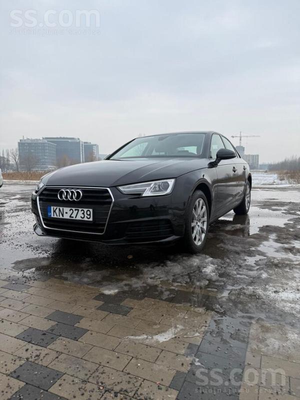 Melns Audi A4 2016 Rīga, ar dzinēja tilpumu 2.00 L un nobraukumu 50 tūkst. km par 15600 €, foto 1 vietnē AUTOMOTO.COM.LV
