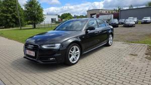 Black Audi A4 2016 in Riga, with an engine capacity of 2.00 L and mileage of 310 thousand km for 11950 €, photo  on AUTOMOTO.COM.LV
