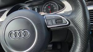 Black Audi A4 2016 in Riga, with an engine capacity of 2.00 L and mileage of 310 thousand km for 11950 €, photo 18 on AUTOMOTO.COM.LV