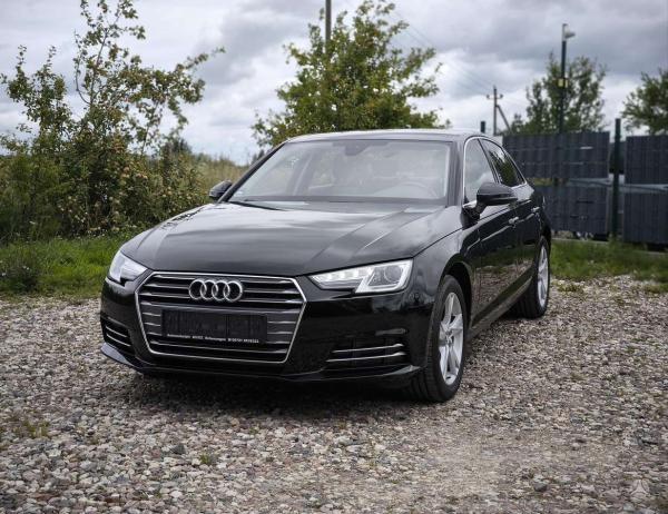 Black Audi A4 2016 in Vilkaviskis, with an engine capacity of 1.97 L and mileage of 227 thousand km for 10900 €, photo 1 on AUTOMOTO.COM.LV