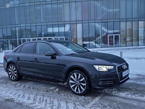 Black Audi A4 2017 in Siauliai, with an engine capacity of 1.98 L and mileage of 99 thousand km for 14300 €, photo 2 on AUTOMOTO.COM.LV