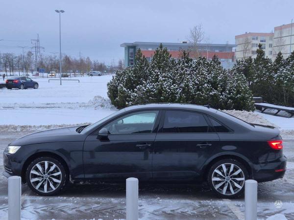 Black Audi A4 2017 in Siauliai, with an engine capacity of 1.98 L and mileage of 99 thousand km for 14300 €, photo 4 on AUTOMOTO.COM.LV