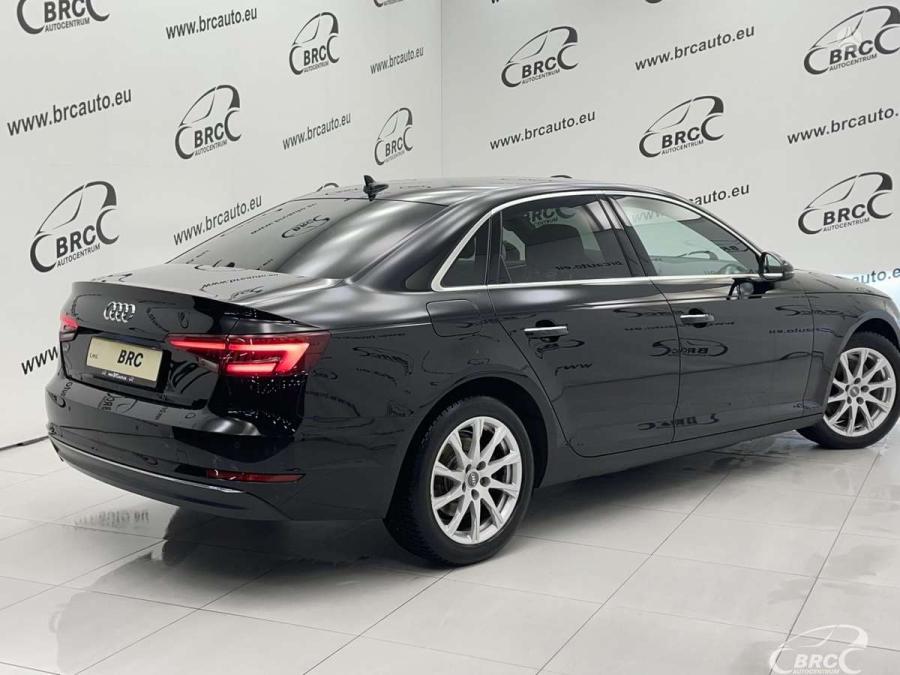 Black Audi A4 2017 in Vilnius, with an engine capacity of 1.97 L and mileage of 151 thousand km for 14900 €, photo 3 on AUTOMOTO.COM.LV
