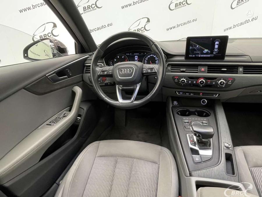 Black Audi A4 2017 in Vilnius, with an engine capacity of 1.97 L and mileage of 151 thousand km for 14900 €, photo 15 on AUTOMOTO.COM.LV
