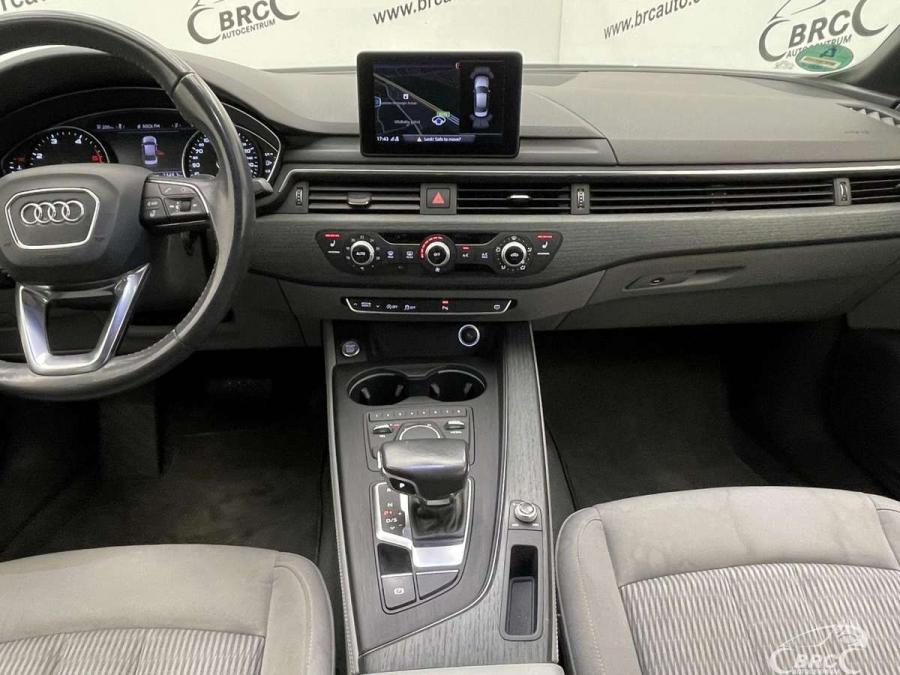 Black Audi A4 2017 in Vilnius, with an engine capacity of 1.97 L and mileage of 151 thousand km for 14900 €, photo 16 on AUTOMOTO.COM.LV