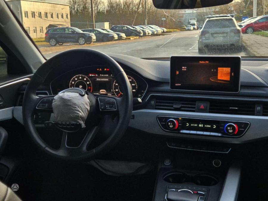 Melns Audi A4 2017 Viļņa, ar dzinēja tilpumu 1.98 L un nobraukumu 241 tūkst. km par 8450 €, foto 19 vietnē AUTOMOTO.COM.LV