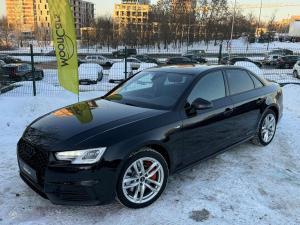 Melns Audi A4 2017 Viļņa, ar dzinēja tilpumu 1.98 L un nobraukumu 131 tūkst. km par 16800 €, foto  vietnē AUTOMOTO.COM.LV