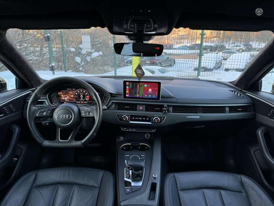 Melns Audi A4 2017 Viļņa, ar dzinēja tilpumu 1.98 L un nobraukumu 131 tūkst. km par 16800 €, foto 10 vietnē AUTOMOTO.COM.LV