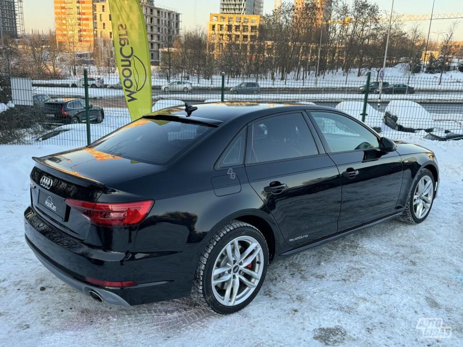 Black Audi A4 2017 in Vilnius, with an engine capacity of 2.00 L and mileage of 131 thousand km for 16800 €, photo 5 on AUTOMOTO.COM.LV
