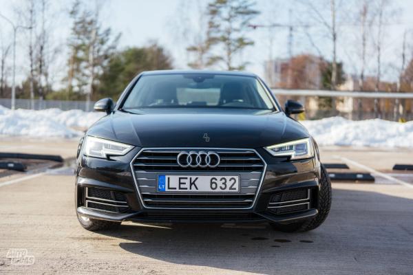 Melns Audi A4 2017 Viļņa, ar dzinēja tilpumu 2.00 L un nobraukumu 149 tūkst. km par 14890 €, foto 4 vietnē AUTOMOTO.COM.LV