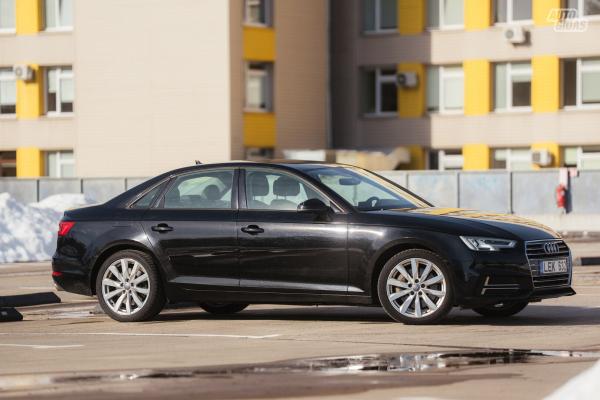 Melns Audi A4 2017 Viļņa, ar dzinēja tilpumu 2.00 L un nobraukumu 149 tūkst. km par 14890 €, foto 9 vietnē AUTOMOTO.COM.LV
