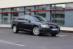 Melns Audi A4 2017 Rīga, ar dzinēja tilpumu 2.00 L un nobraukumu 135 tūkst. km par 13980 €, foto  vietnē AUTOMOTO.COM.LV