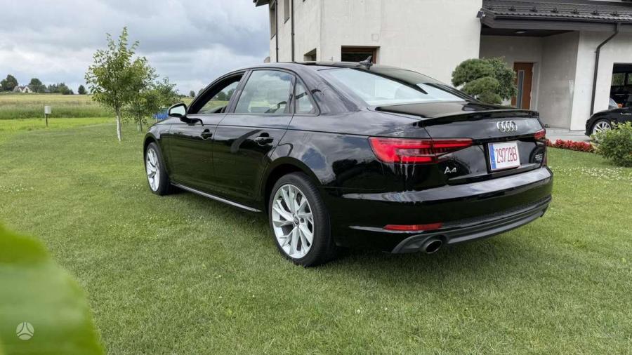 Black Audi A4 2017 in Kaunas, with an engine capacity of 1.98 L and mileage of 103 thousand km for 15750 €, photo 6 on AUTOMOTO.COM.LV