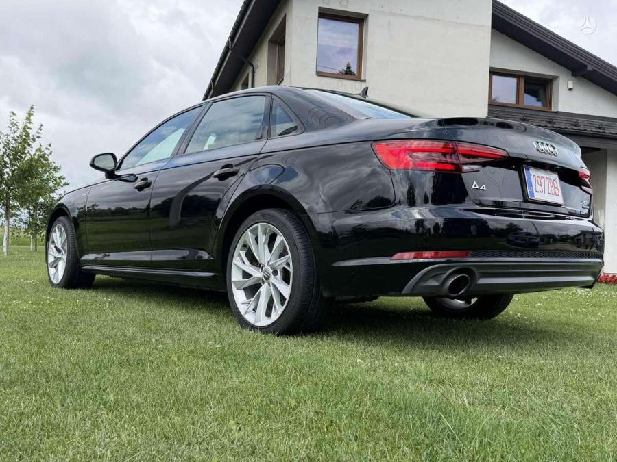 Black Audi A4 2017 in Kaunas, with an engine capacity of 1.98 L and mileage of 103 thousand km for 15750 €, photo 13 on AUTOMOTO.COM.LV