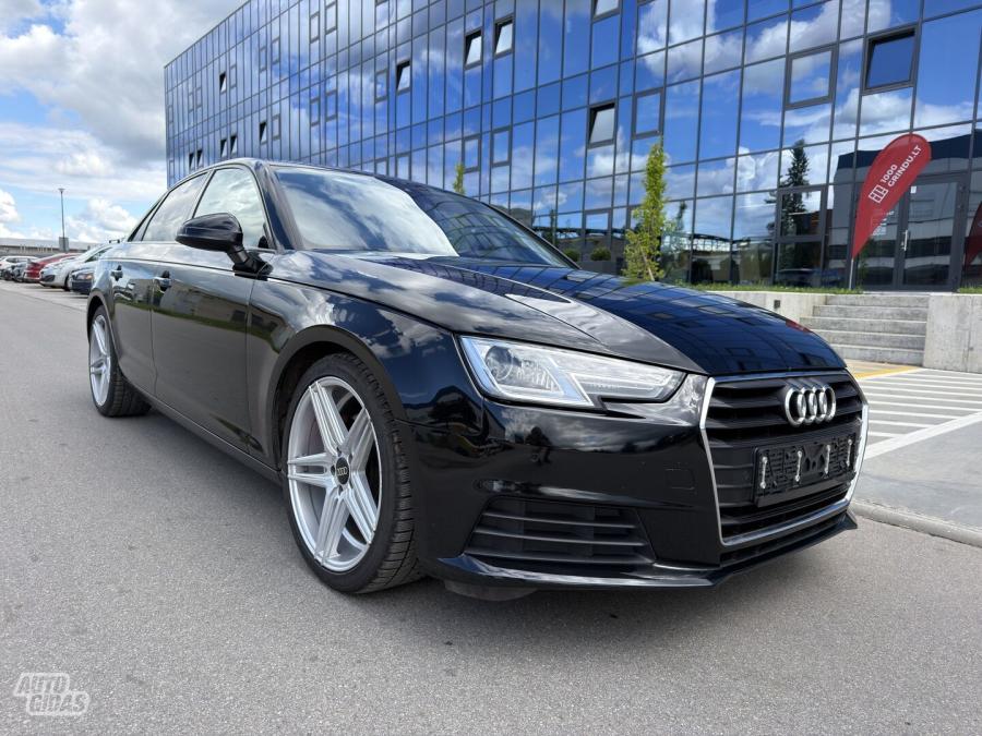 Melns Audi A4 2017 Panevēža, ar dzinēja tilpumu 2.00 L un nobraukumu 293 tūkst. km par 13999 €, foto 1 vietnē AUTOMOTO.COM.LV