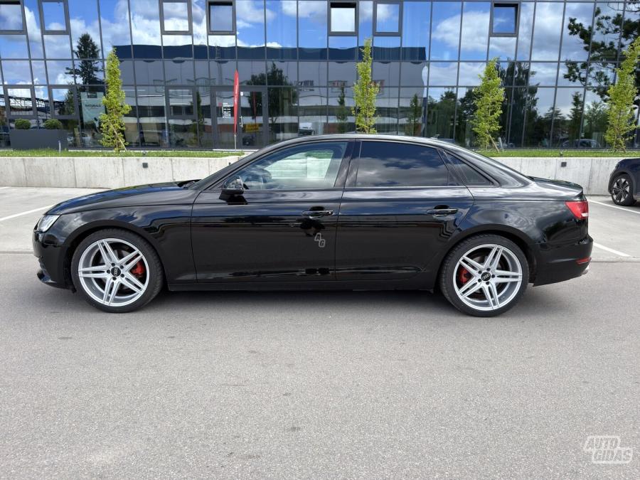 Melns Audi A4 2017 Panevēža, ar dzinēja tilpumu 2.00 L un nobraukumu 293 tūkst. km par 13999 €, foto 12 vietnē AUTOMOTO.COM.LV