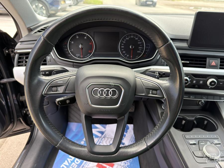 Melns Audi A4 2017 Panevēža, ar dzinēja tilpumu 2.00 L un nobraukumu 293 tūkst. km par 13999 €, foto 22 vietnē AUTOMOTO.COM.LV