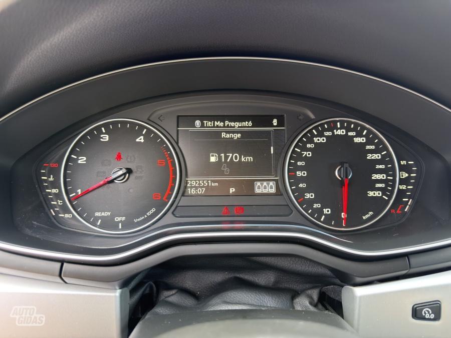 Melns Audi A4 2017 Panevēža, ar dzinēja tilpumu 2.00 L un nobraukumu 293 tūkst. km par 13999 €, foto 23 vietnē AUTOMOTO.COM.LV