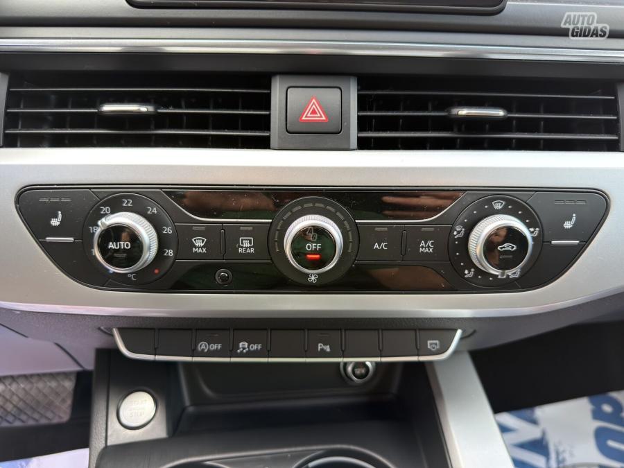 Melns Audi A4 2017 Panevēža, ar dzinēja tilpumu 2.00 L un nobraukumu 293 tūkst. km par 13999 €, foto 29 vietnē AUTOMOTO.COM.LV