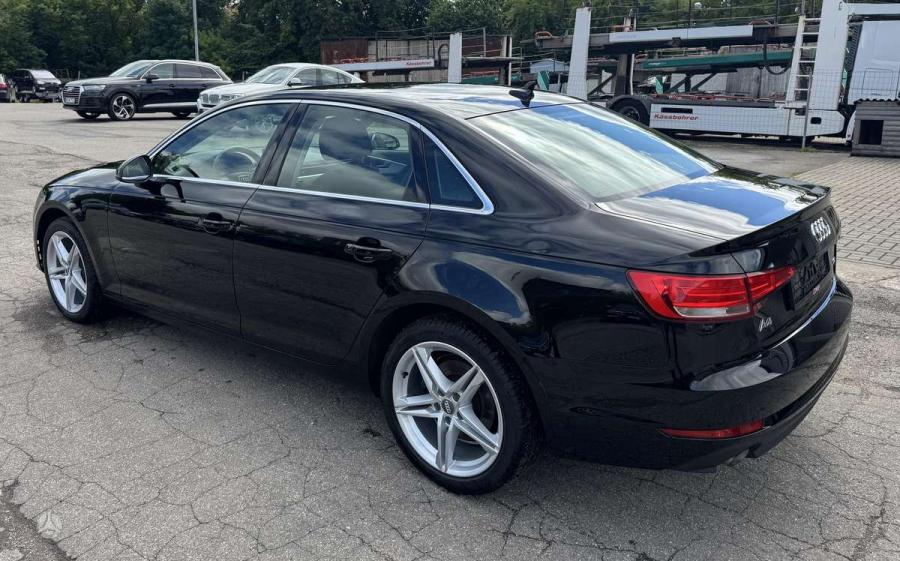 Black Audi A4 2017 in Panevezys, with an engine capacity of 1.97 L and mileage of 104 thousand km for 11900 €, photo 5 on AUTOMOTO.COM.LV