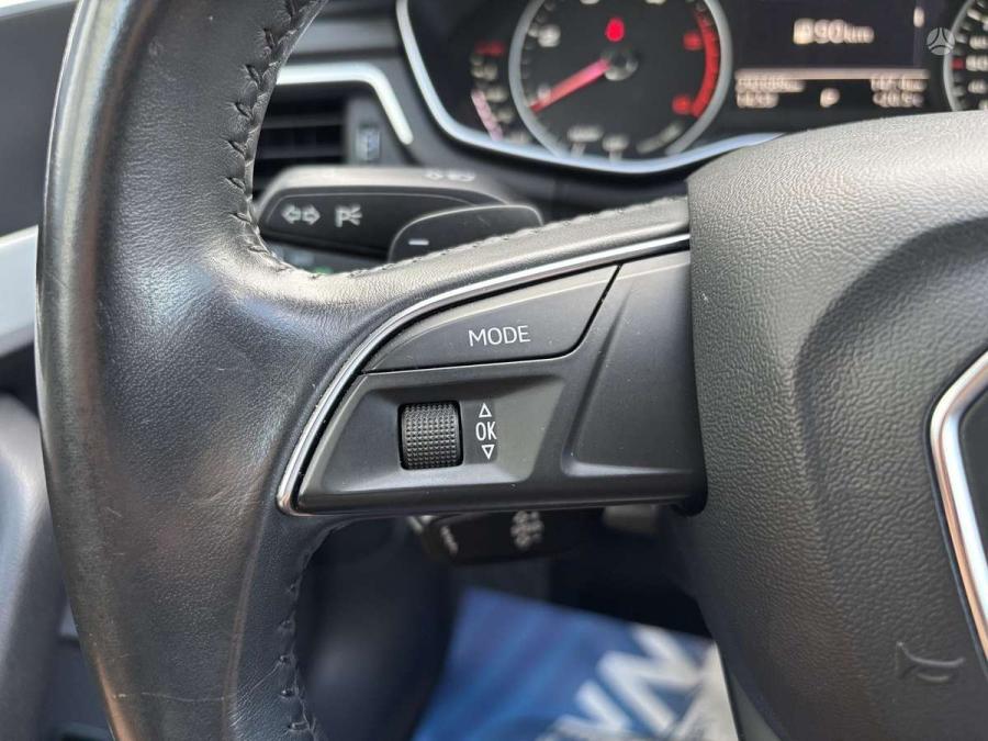 Black Audi A4 2017 in Kaunas, with an engine capacity of 1.97 L and mileage of 293 thousand km for 13799 €, photo 21 on AUTOMOTO.COM.LV