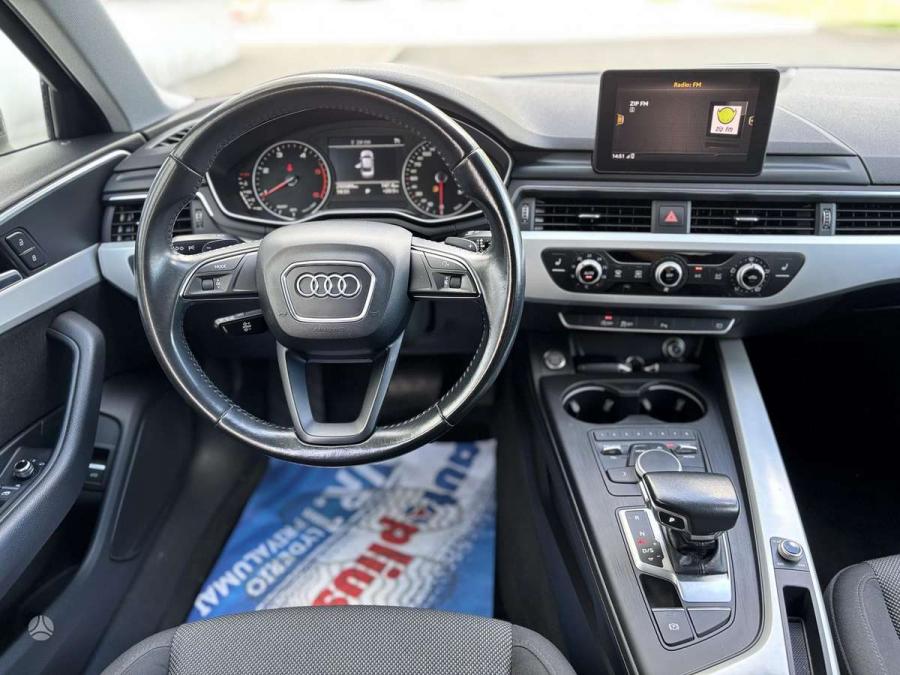 Black Audi A4 2017 in Kaunas, with an engine capacity of 1.97 L and mileage of 293 thousand km for 13799 €, photo 24 on AUTOMOTO.COM.LV