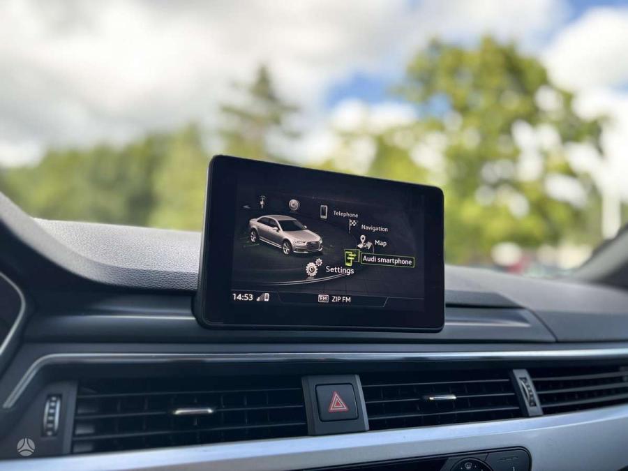 Black Audi A4 2017 in Kaunas, with an engine capacity of 1.97 L and mileage of 293 thousand km for 13799 €, photo 31 on AUTOMOTO.COM.LV
