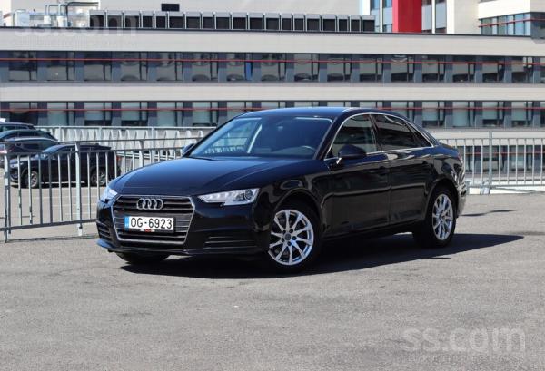 Black Audi A4 2017 in Riga, with an engine capacity of 2.00 L and mileage of 135 thousand km for 13480 €, photo 3 on AUTOMOTO.COM.LV