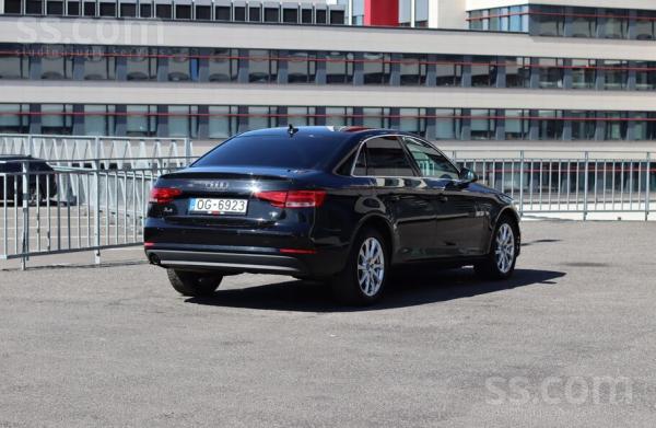 Black Audi A4 2017 in Riga, with an engine capacity of 2.00 L and mileage of 135 thousand km for 13480 €, photo 6 on AUTOMOTO.COM.LV