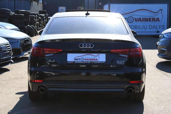 Melns Audi A4 2017 Viļņa, ar dzinēja tilpumu 1.98 L un nobraukumu 241 tūkst. km par 7999 €, foto 5 vietnē AUTOMOTO.COM.LV