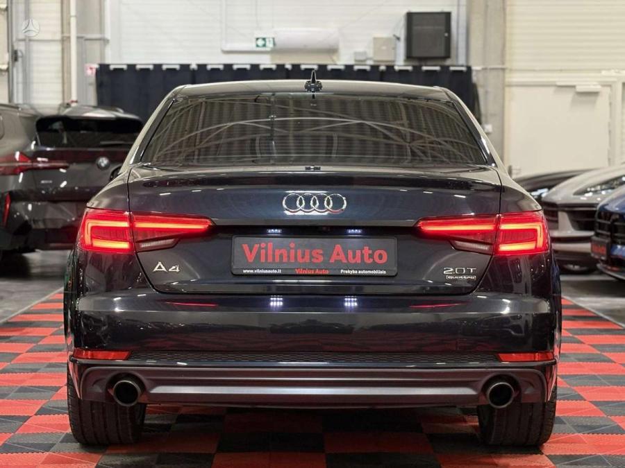 Melns Audi A4 2017 Viļņa, ar dzinēja tilpumu 1.98 L un nobraukumu 286 tūkst. km par 11990 €, foto 6 vietnē AUTOMOTO.COM.LV