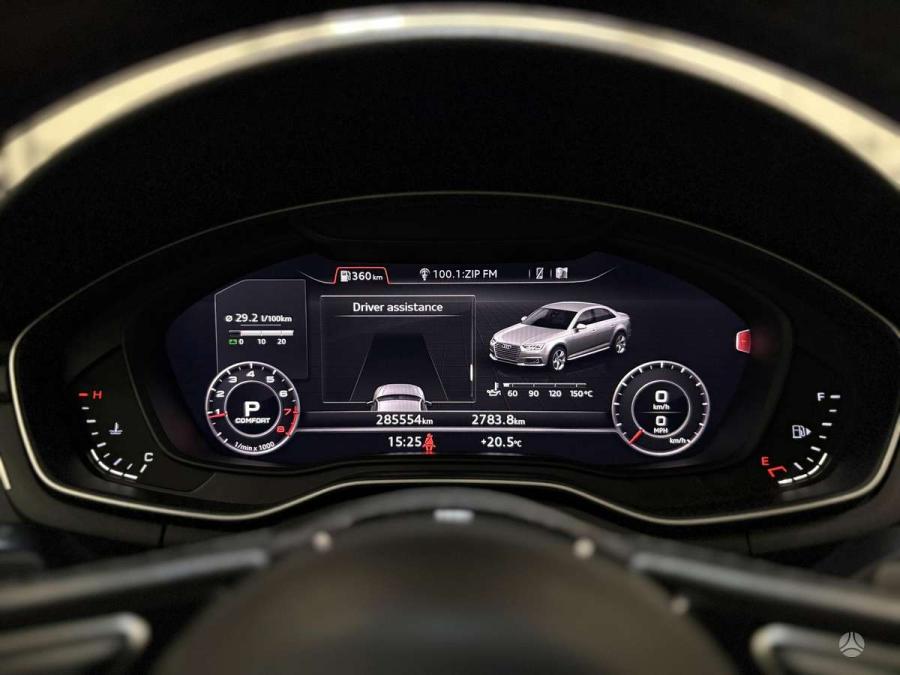 Melns Audi A4 2017 Viļņa, ar dzinēja tilpumu 1.98 L un nobraukumu 286 tūkst. km par 11990 €, foto 22 vietnē AUTOMOTO.COM.LV