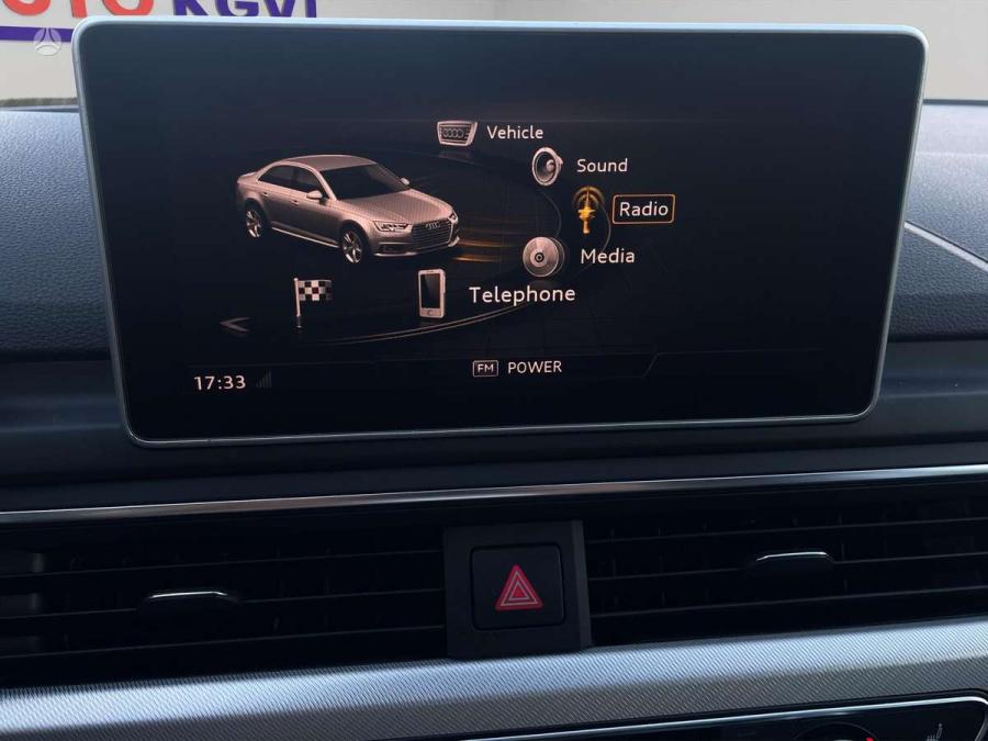 Melns Audi A4 2017 Viļņa, ar dzinēja tilpumu 2.00 L un nobraukumu 231 tūkst. km par 15999 €, foto 19 vietnē AUTOMOTO.COM.LV