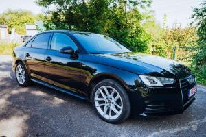 Black Audi A4 2017 in Klaipeda, with an engine capacity of 1.98 L and mileage of 166 thousand km for 11999 €, photo  on AUTOMOTO.COM.LV