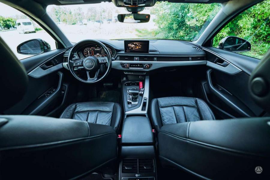 Black Audi A4 2017 in Klaipeda, with an engine capacity of 1.98 L and mileage of 166 thousand km for 11999 €, photo 12 on AUTOMOTO.COM.LV