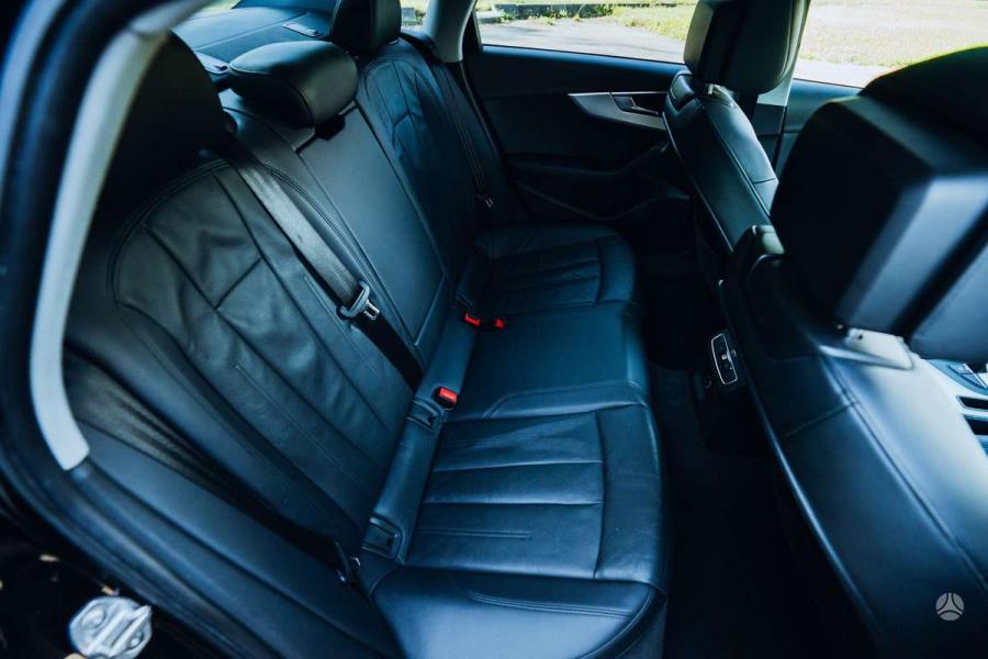 Black Audi A4 2017 in Klaipeda, with an engine capacity of 1.98 L and mileage of 166 thousand km for 11999 €, photo 13 on AUTOMOTO.COM.LV
