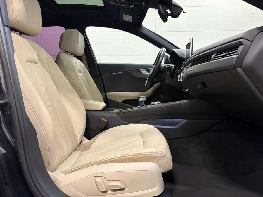 Black Audi A4 2017 in Vilnius, with an engine capacity of 1.98 L and mileage of 286 thousand km for 11490 €, photo 18 on AUTOMOTO.COM.LV