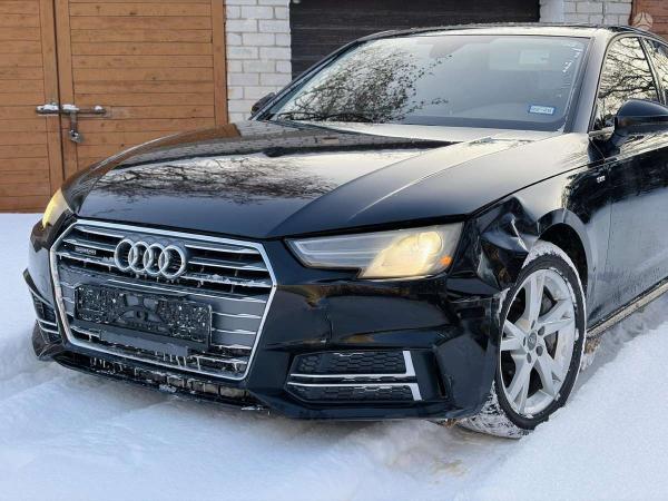 Black Audi A4 2018 in Vilnius, with an engine capacity of 1.98 L and mileage of 92 thousand km for 7750 €, photo 2 on AUTOMOTO.COM.LV