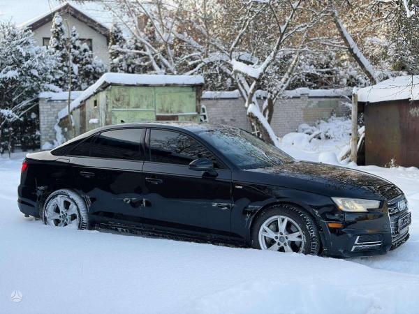 Black Audi A4 2018 in Vilnius, with an engine capacity of 1.98 L and mileage of 92 thousand km for 7750 €, photo 7 on AUTOMOTO.COM.LV